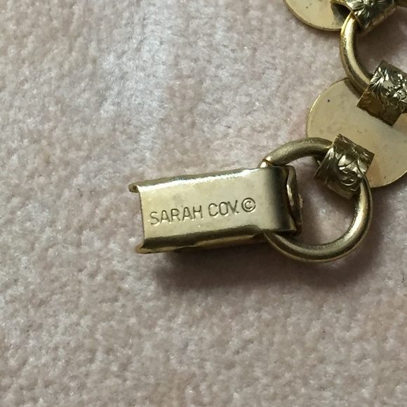 Sarah Coventry | Jewelry | Vintage Signed Sarah Cov Floral Flower Chain ...